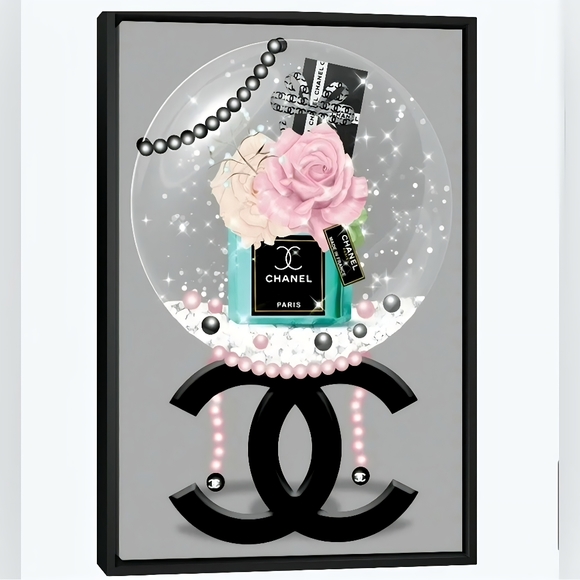 CHANEL | Wall Decor | Chanel 8 2x11 Framed Wall Art | Poshmark